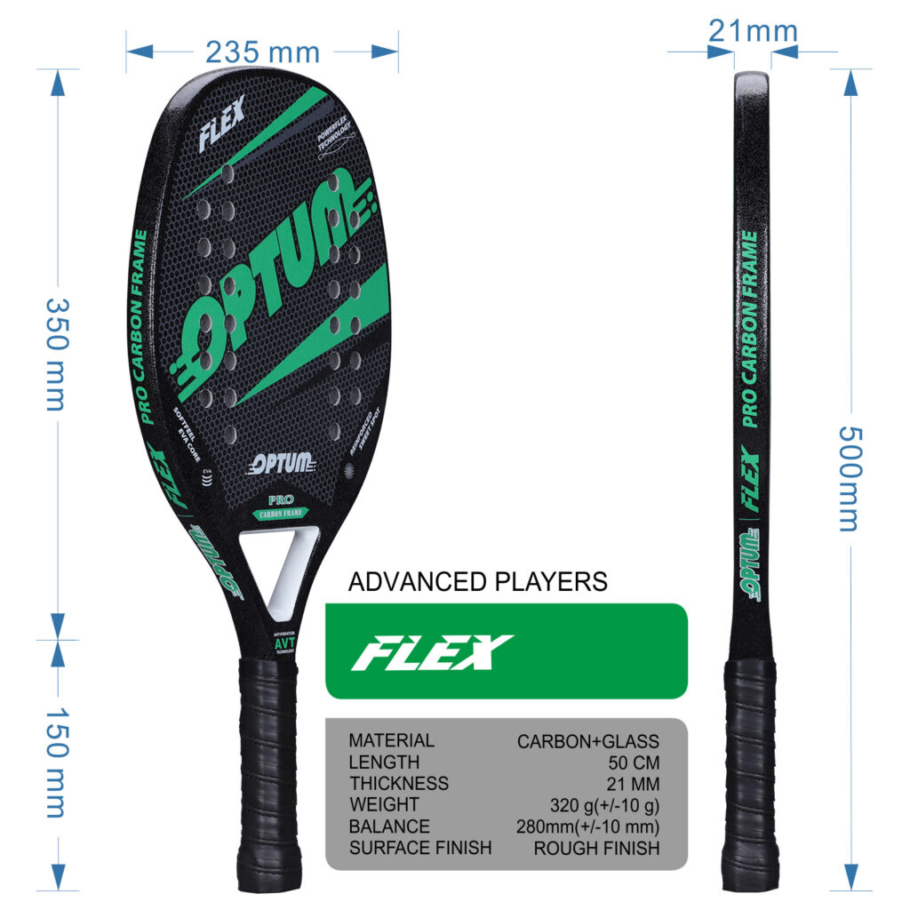 Raquete de Beach Tennis Optum Flex – Beling Sports